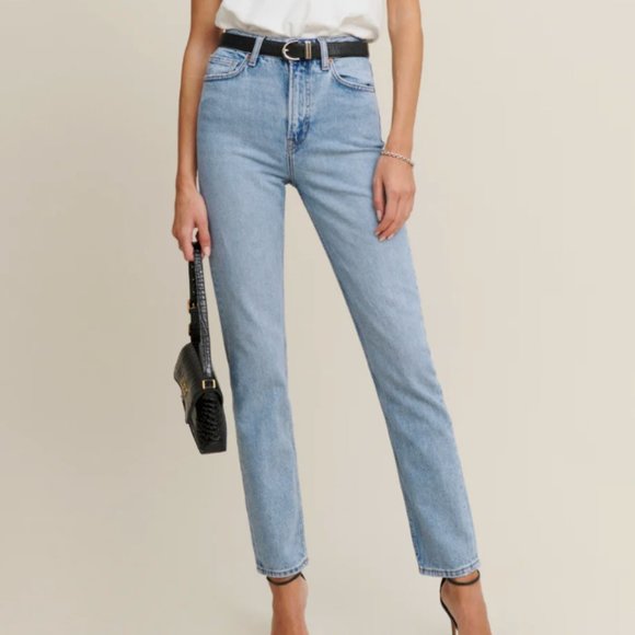 Reformation | Jeans | Reformation Liza Ultra High Rise Destroyed ...